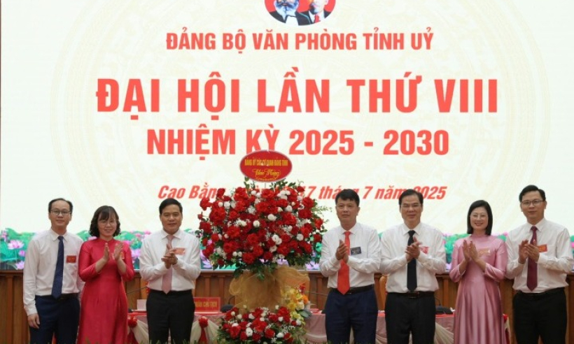 Đại hội Đảng bộ Văn phòng Tỉnh ủy lần thứ VIII, nhiệm kỳ 2025 - 2030 ...