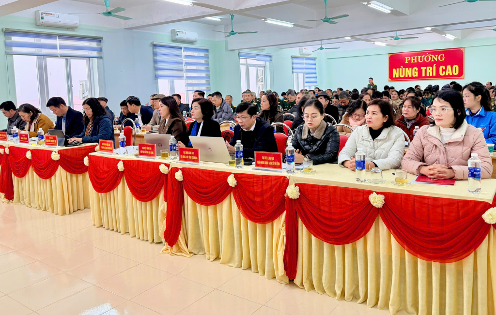 Triển khai công tác Mặt trận và các tổ chức chính trị - xã hội phường Nùng Trí Cao năm 2026 ...